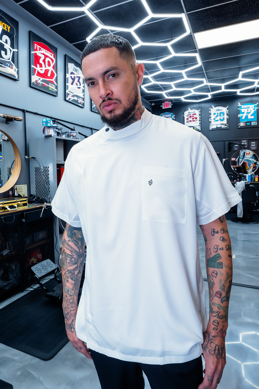 Barber Strong The Master Barber Jacket – Morris Flamingo
