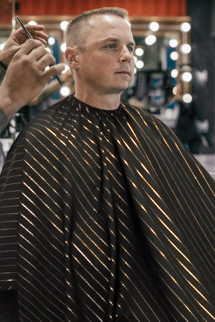 Barber Strong The Barber Cape - 24K Gold Collection – Morris Flamingo