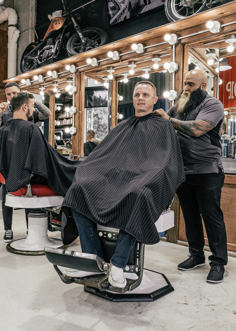 Barber Strong The Barber Cape - Classic Collection – Morris Flamingo