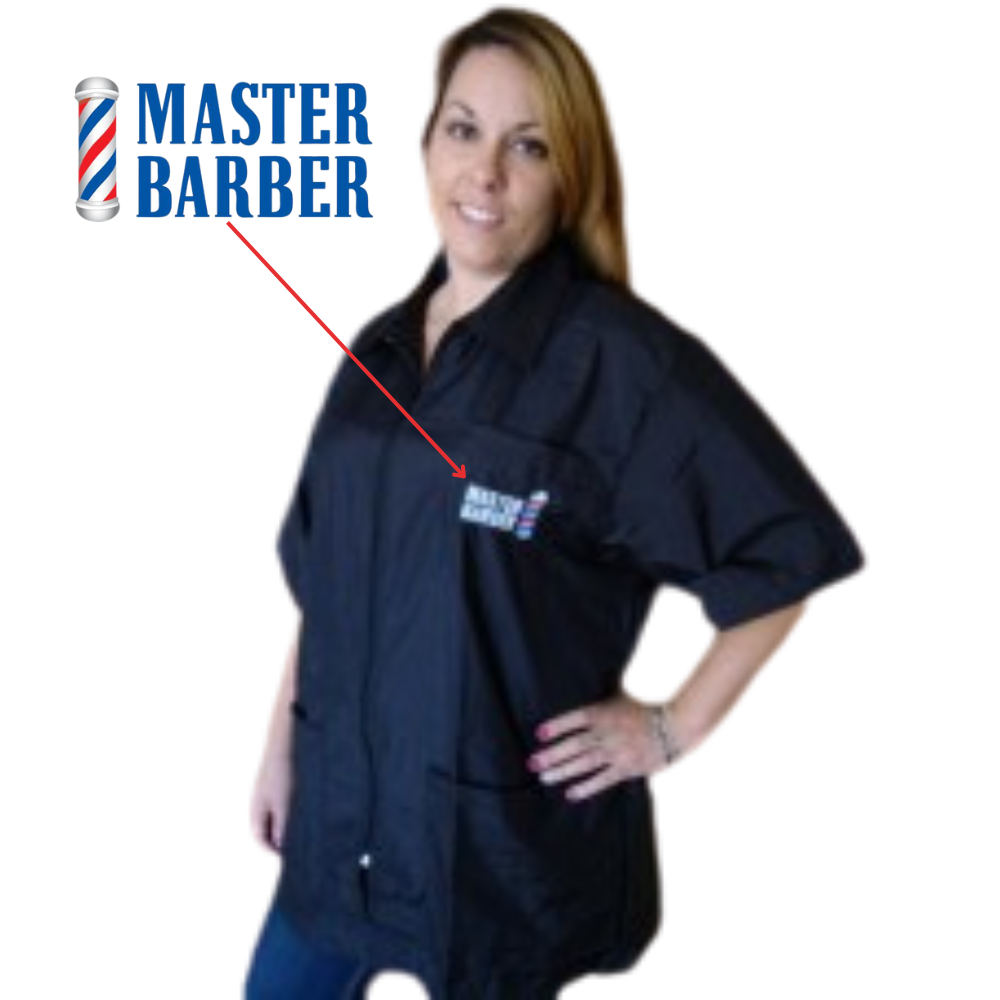 Master Barber Embroidered Nylon Barber Jackets – Morris Flamingo